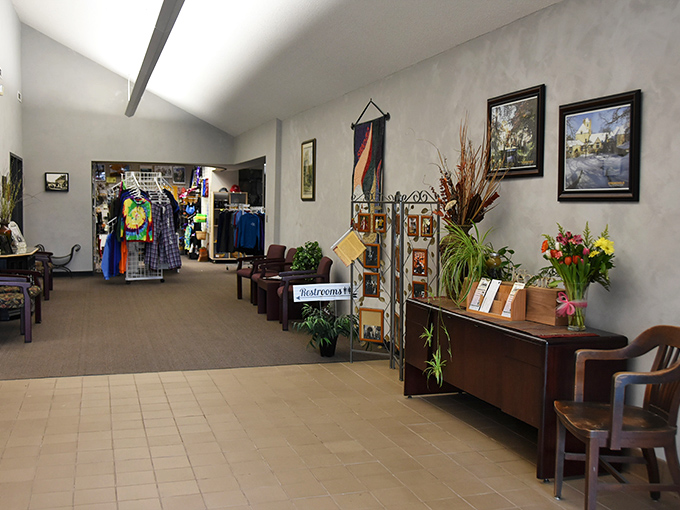 Where medieval meets modern&mdash;this cozy gift shop corridor offers souvenirs more memorable than your standard "I Stormed the Castle" t-shirt.