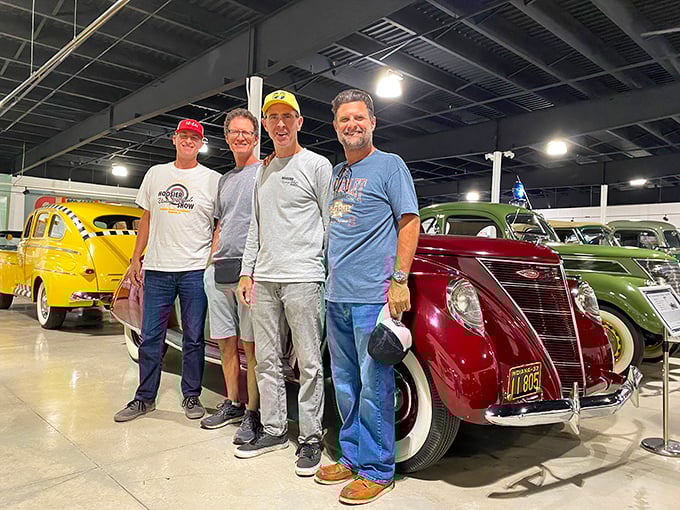 The universal language of automotive passion brings enthusiasts together, creating friendships forged through a shared love of historic horsepower.