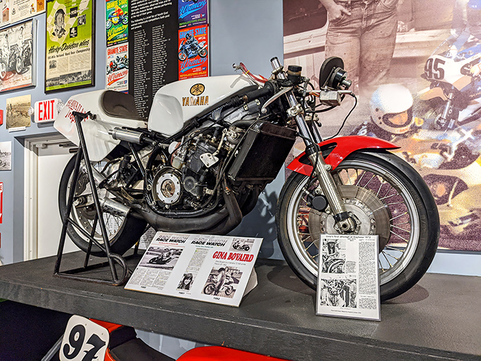 This Yamaha TZ500 motorcycle isn't just transportation&mdash;it's a two-wheeled rocket that dominated tracks throughout the Northeast in its heyday.