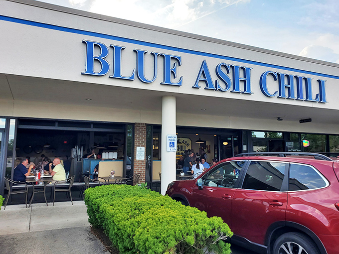 Blue Ash Chili: Don't let the strip mall location fool you &ndash; inside awaits Cincinnati's legendary chili, where spaghetti and spiced meat sauce create magic.