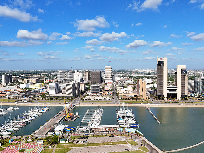 Corpus Christi's skyline rises along the bay &ndash; oceanfront living without emptying your retirement account.