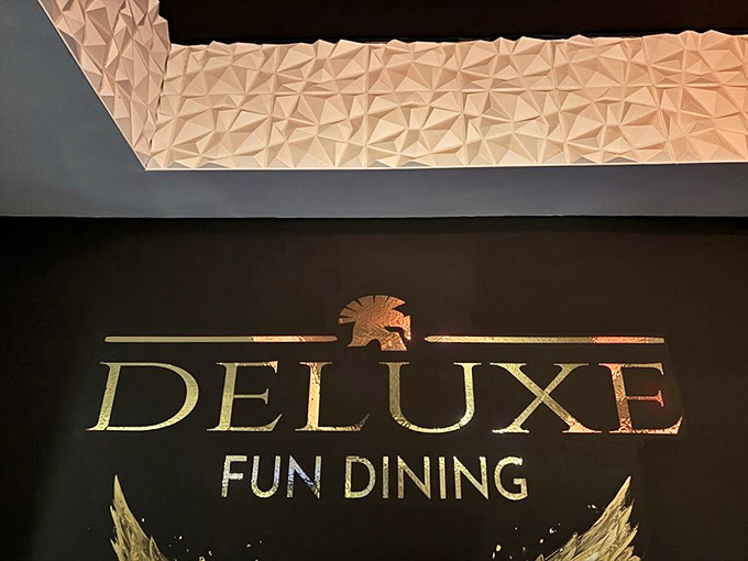 Deluxe by name, deluxe by nature. This Charlotte eatery elevates fun dining with its glittering gold accents and playful atmosphere.