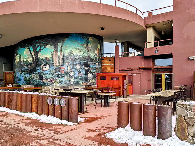 Diablo Burger's artistic setting elevates the humble hamburger. This Flagstaff gem serves patties with a side of mountain magic.