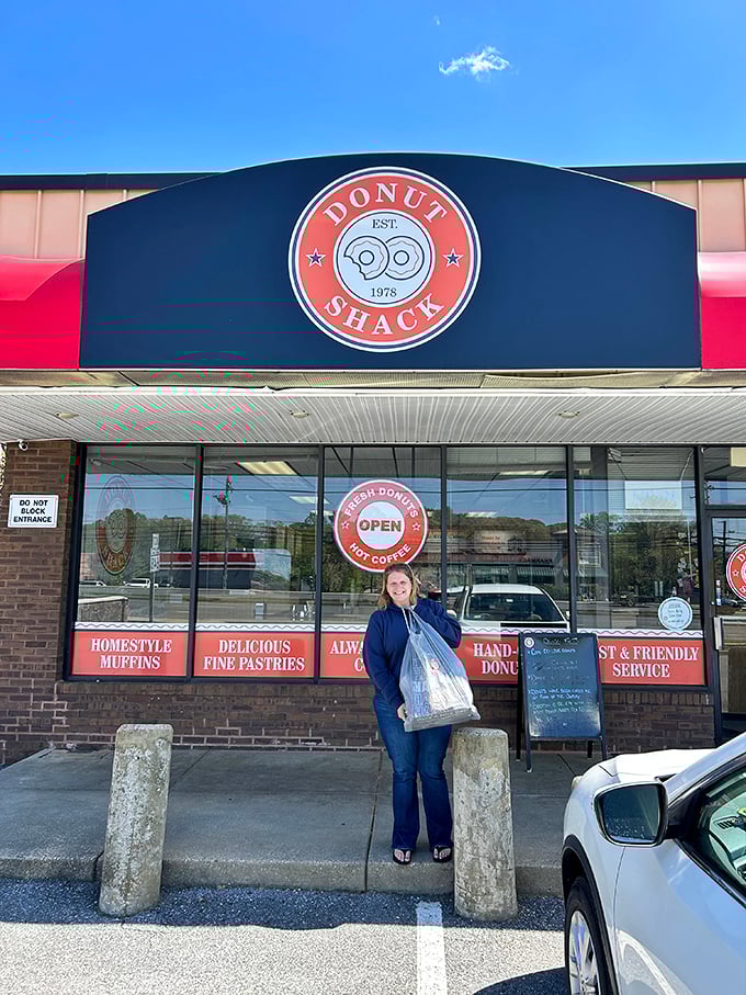 Donut Shack's vintage sign promises &ndash; and delivers &ndash; the comfort of donut traditions perfected over decades.