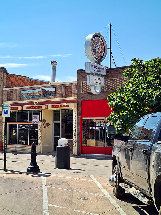 Grand Junction's riverside setting creates an unexpected green oasis amid the dramatic red rock landscape of western Colorado.