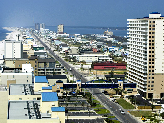 Gulf Shores' beachfront properties line up like a welcoming committee along the pristine coastline of Alabama's favorite beach destination.