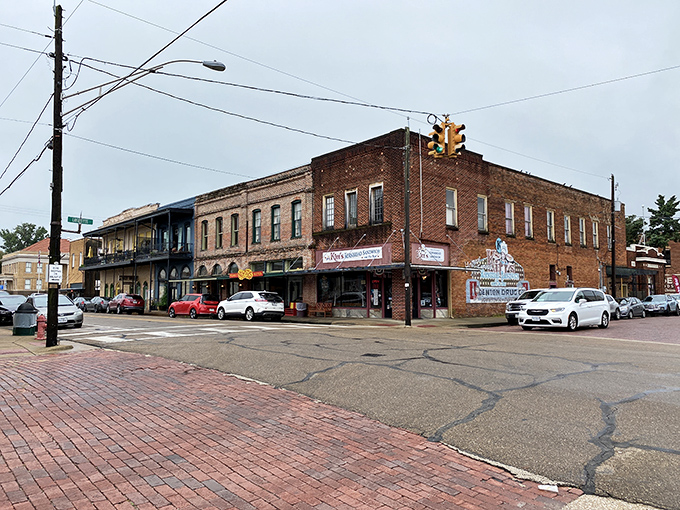 Jefferson&rsquo;s historic charm lives on with brick streets and weathered storefronts that whisper tales of days gone by.