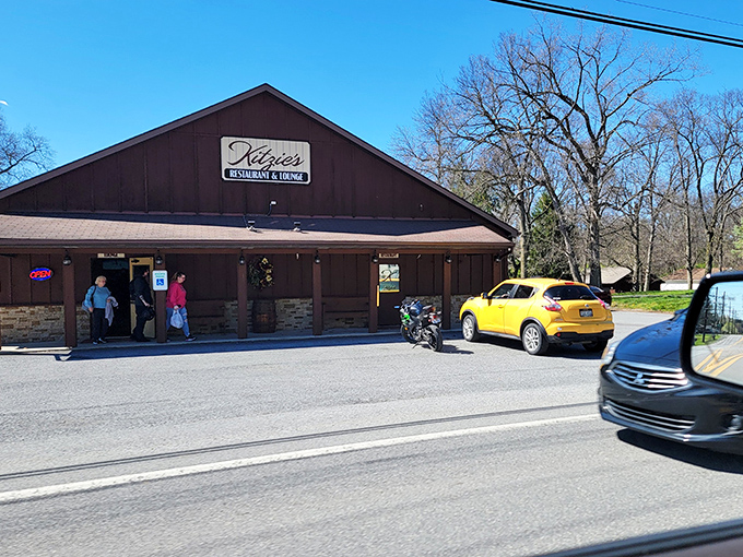 Kitzie's rustic brown exterior might not turn heads, but those motorcycles out front tell you it's where locals in the know get their seafood fix.