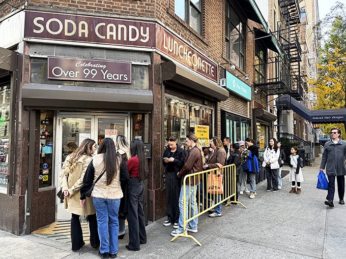 The line outside Lexington Candy Shop isn't just people&mdash;it's a century of New Yorkers voting with their feet.