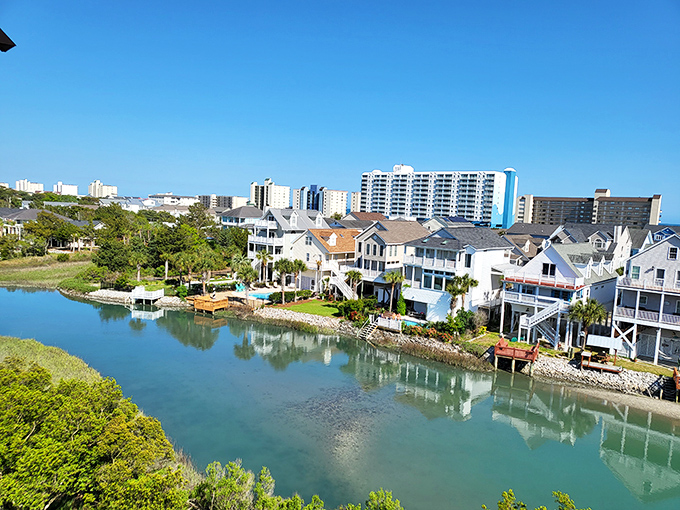 Myrtle Beach's waterfront homes offer peaceful canal views just steps from the Atlantic. Where retirement dreams meet affordable reality.
