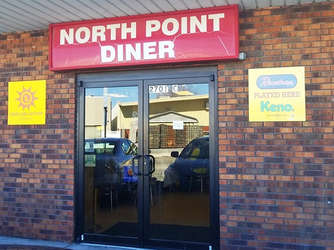 North Point Diner's no-nonsense brick exterior promises straightforward good food without the fuss &ndash; like your favorite uncle's cooking.
