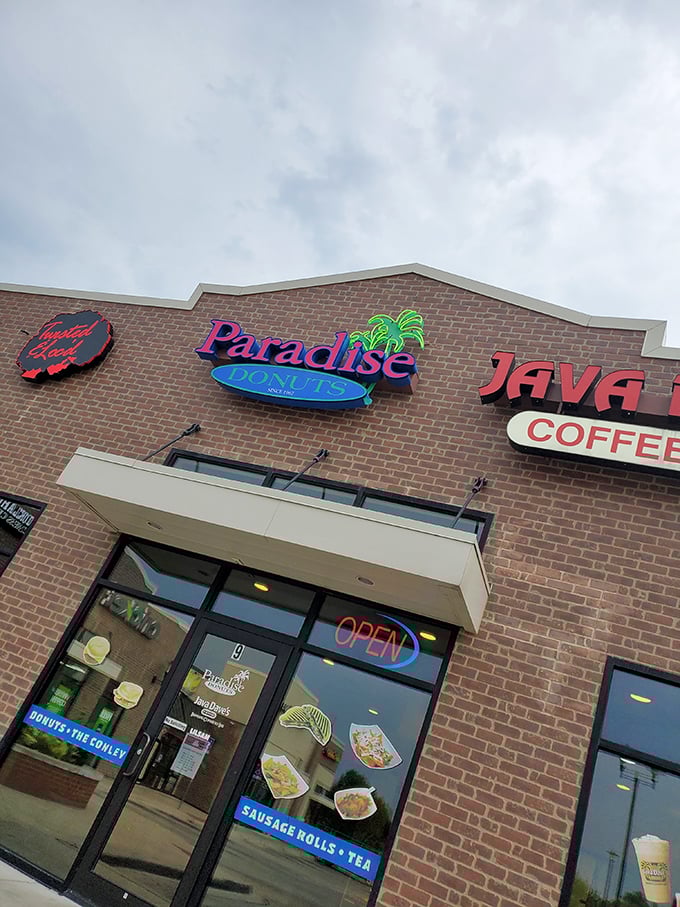Paradise Donuts lives up to its tropical name&mdash;a sweet oasis in Tulsa. That neon "OPEN" sign is the green light to donut happiness!