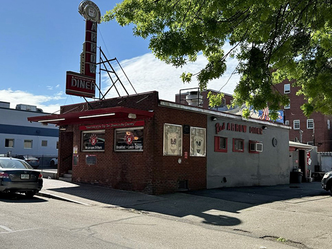 The Red Arrow's iconic neon sign has guided hungry night owls and early birds alike&mdash;a 24-hour beacon of breakfast possibility.