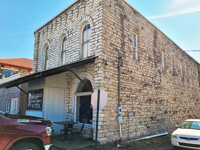Swingle's Family Diner: Historic stone walls that have witnessed generations of family meals, town gossip, and first dates.