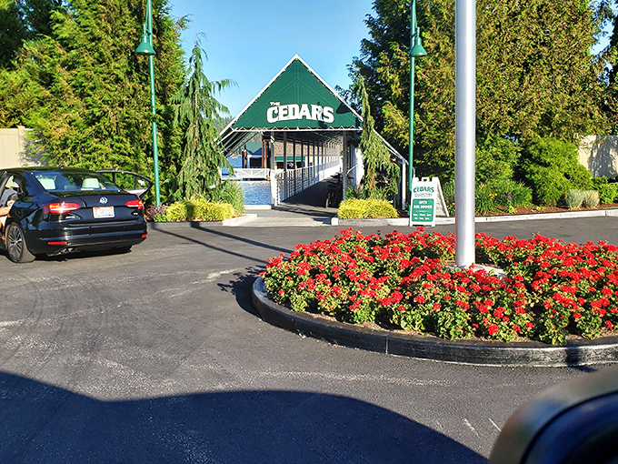 The Cedars isn't just near the water &ndash; it's ON the water, offering a dining experience where the gentle rocking enhances every bite of fresh seafood.