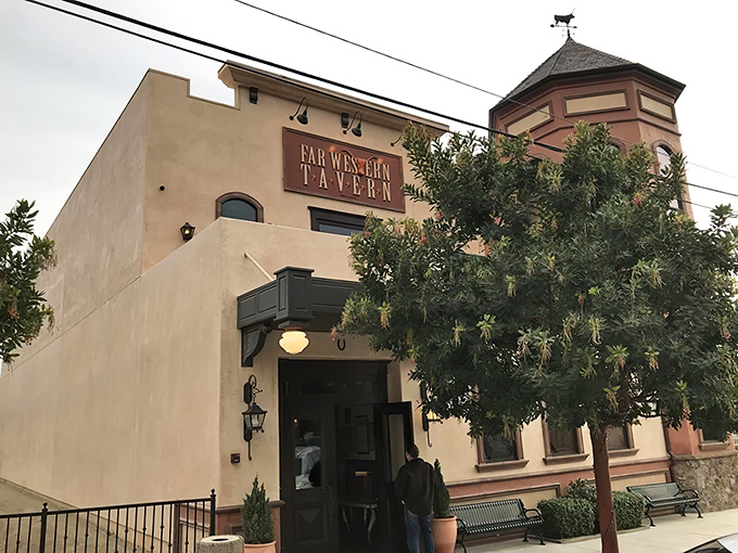The Far Western Tavern: That tower isn't compensating for anything&mdash;the steaks inside live up to the architectural promises.