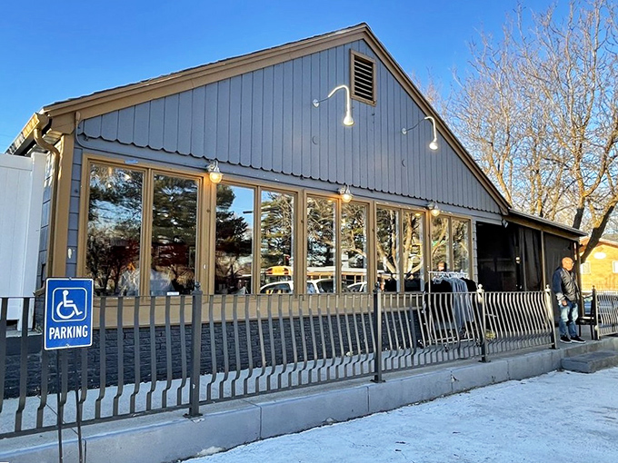 The Park Caf&eacute;'s blue-gray exterior might be modest, but inside those windows, breakfast dreams come true.