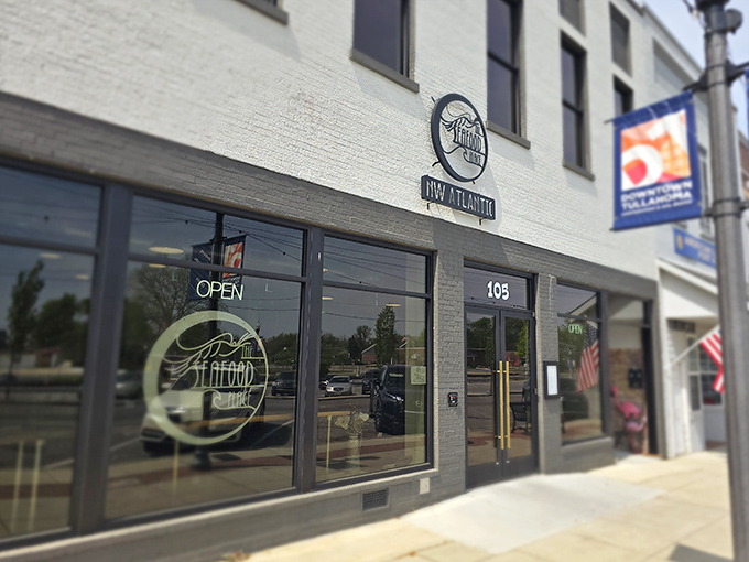 Behind this unassuming white brick facade lies seafood magic that locals try desperately to keep secret.