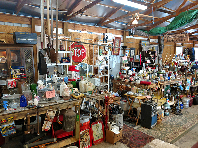 No frills, just thrills! West Georgia Flea Market's straightforward approach lets the merchandise speak for itself.