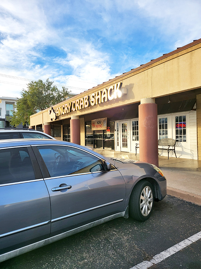 Behind those doors lies a seafood feast that requires both hands and zero inhibitions. The "Angry" isn't just in the name&mdash;it's in the glorious spice!