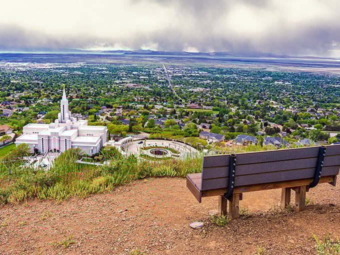 The Wasatch Front creates a magnificent backdrop for this well-planned community's homes and parks.