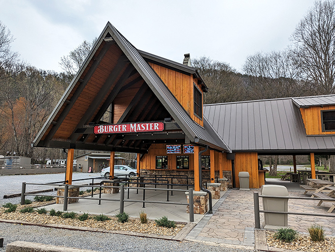 Rustic charm and juicy burgers create the perfect mountain melody at this Townsend treasure near the Great Smokies.