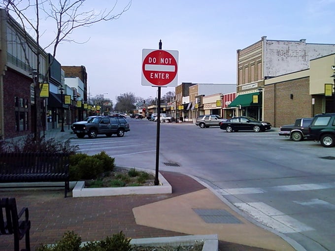 Rounded corner buildings and ornate details make Carroll's main drag feel like the movie set for "Quintessential American Town."