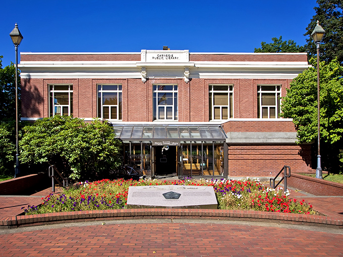 Centralia's historic brick buildings house affordable shops and eateries perfect for seniors watching their wallets.