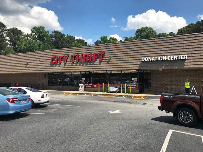 That donation center means one thing: fresh inventory daily! Yesterday's castoffs become today's must-have finds.