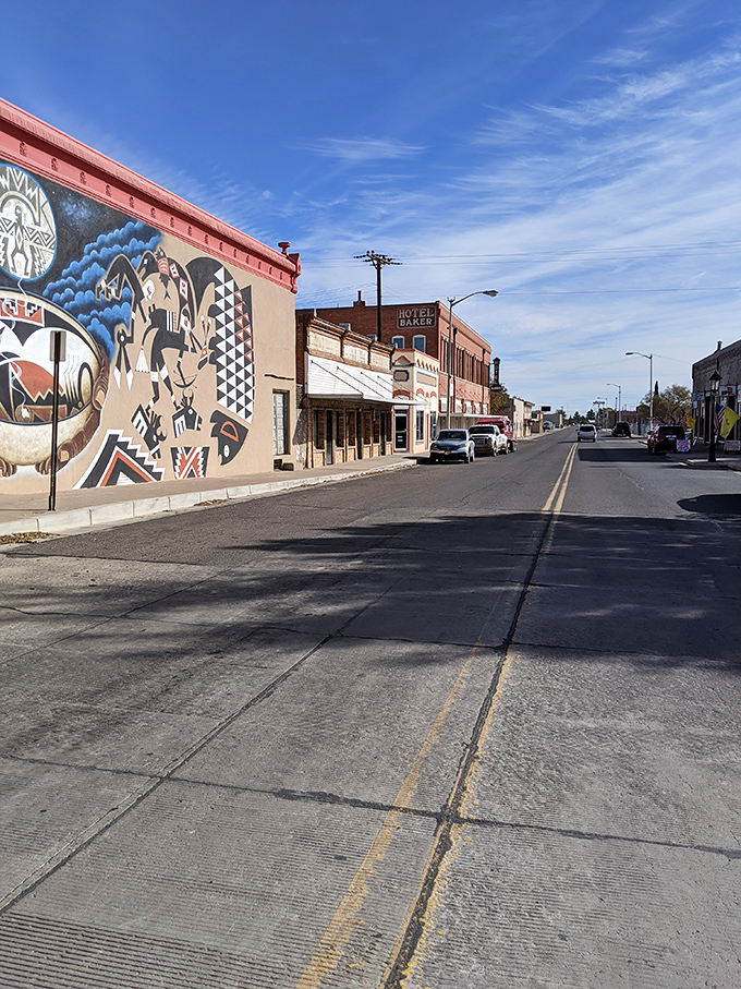 A bird's-eye view of Deming shows a community nestled in the desert, where simplicity and affordability reign supreme.