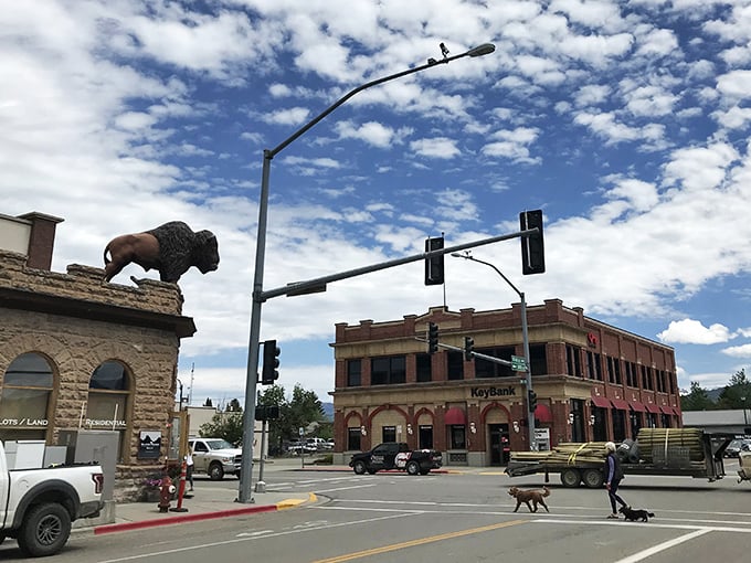 Where else can you mail a letter while gazing at peaks that belong on a calendar? Only in Driggs.