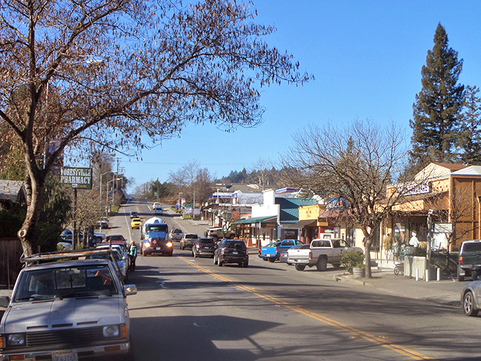The main street might be small, but it's mighty in community spirit, with the local pharmacy serving as an unofficial town hall for generations.