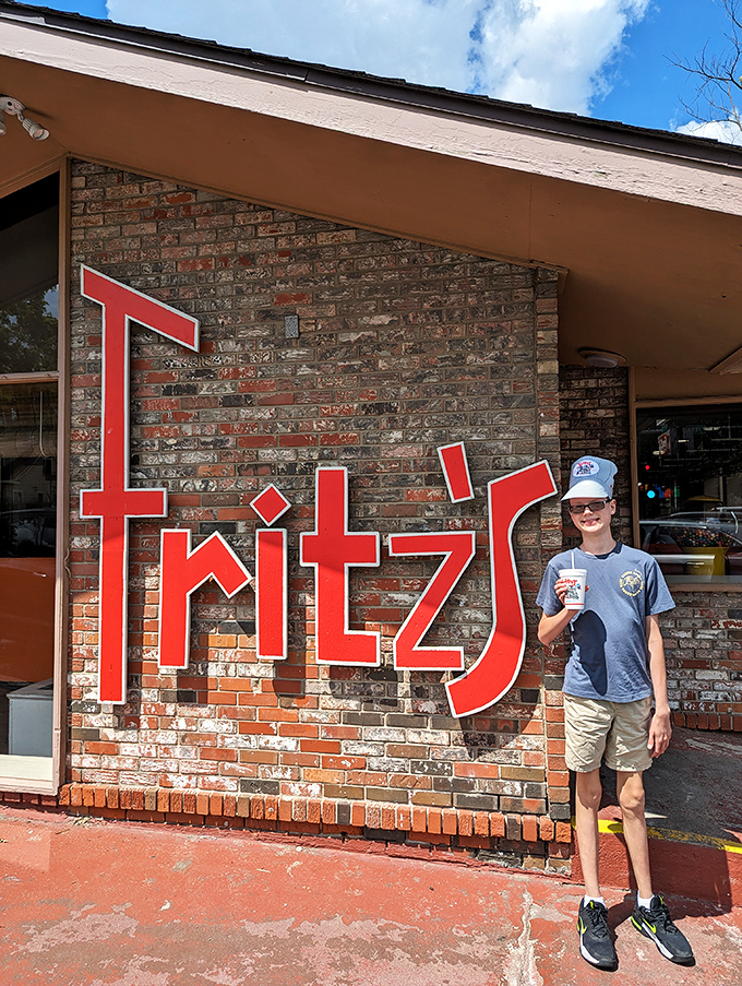 At Fritz's, the sign might say "railroad restaurant," but what it really means is "childhood dream come true" for train lovers of all ages.