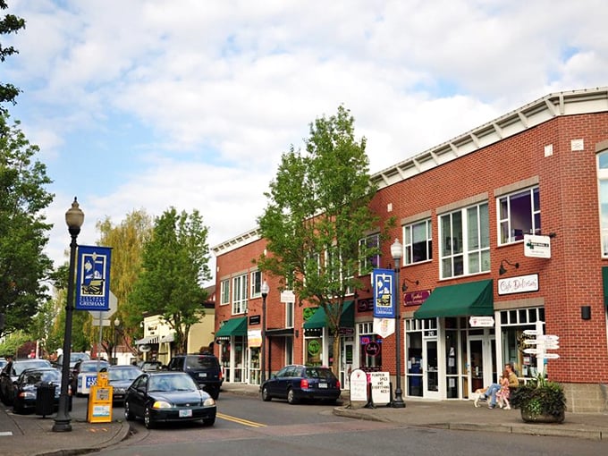 Tree-lined streets and brick storefronts give Gresham its character&mdash;a Portland suburb where retirement dollars find extra breathing room.