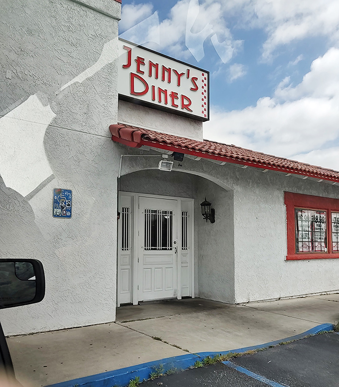 Jenny's Diner: That simple white building with red accents? It's hiding pancakes that would make your grandmother jealous.