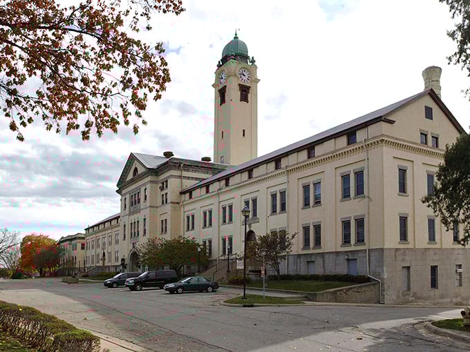 This stately Victorian mansion in Leavenworth stands as a testament to the town's rich historical legacy.