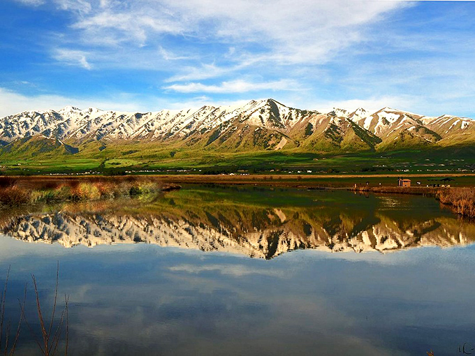 Logan's city center sits nestled against dramatic mountain backdrops. Where else can you enjoy university culture and wilderness views on a fixed income?