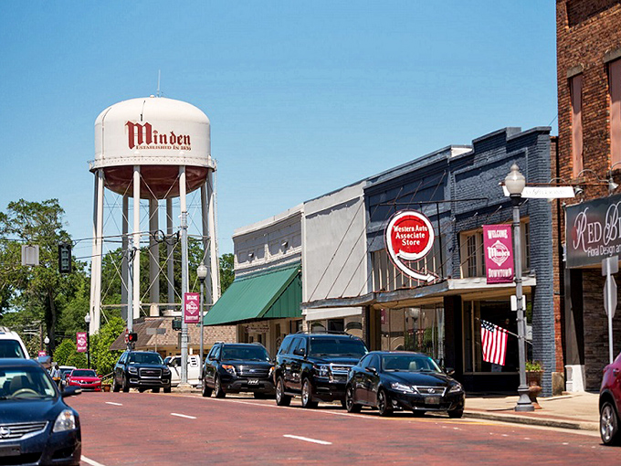 Historic downtown where even the buildings dress to impress. Like stepping into a Norman Rockwell painting with better food!