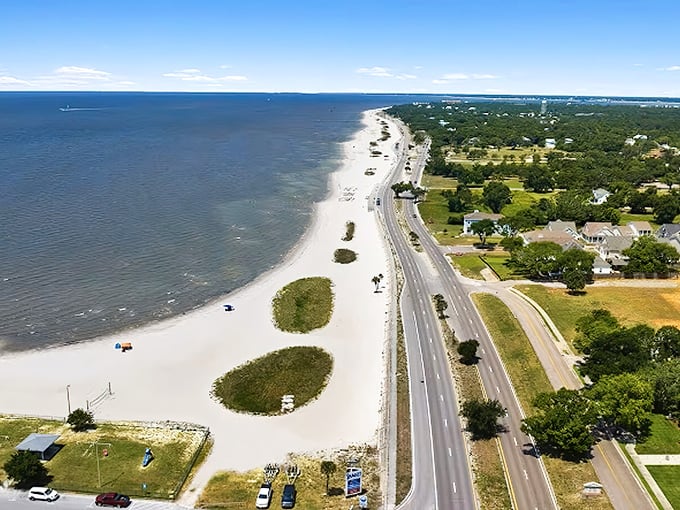 That Mississippi coastline delivers million-dollar views at fraction-of-the-cost living expenses. Your retirement dream on a budget.