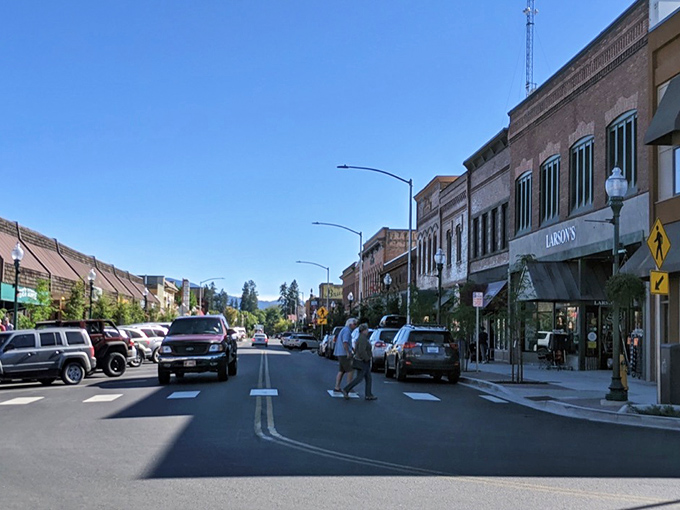 The quaint streets of downtown Sandpoint offer affordable living with a dash of mountain town charm.