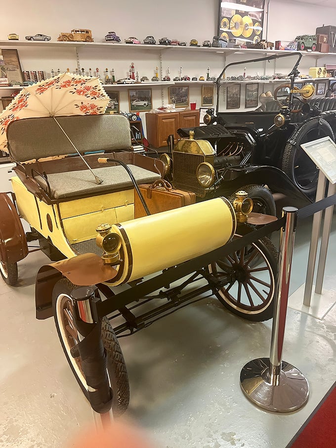 Before GPS and cup holders, there was pure mechanical ingenuity. This yellow charmer makes today's self-parking hybrids seem soullessly efficient.