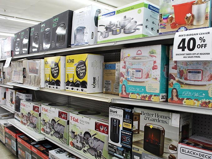 Kitchen appliance heaven where Pioneer Woman meets T-fal, and your dreams of that fancy coffee maker suddenly seem within reach.
