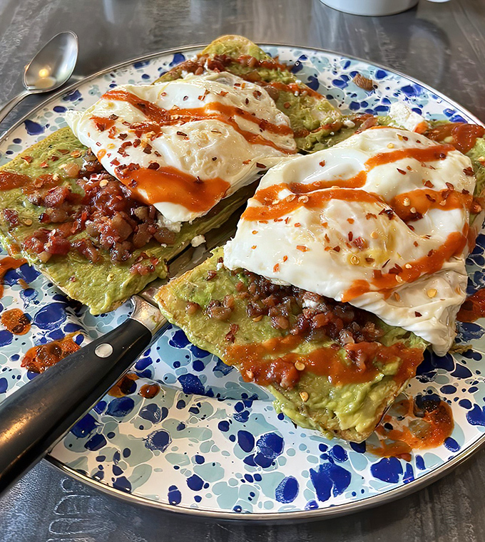 Avocado toast elevated to art form &ndash; because sometimes trendy foods deserve the gourmet treatment they've been waiting for.