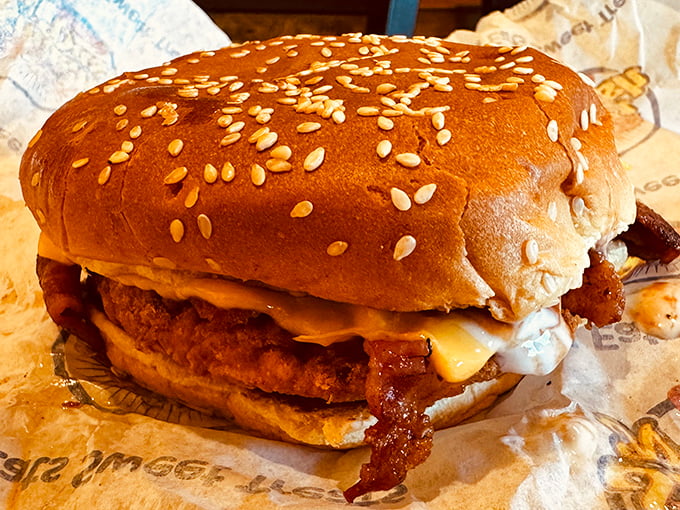 Bacon that actually means business. Crispy, substantial strips that don't just whisper "bacon" but proudly announce their presence in every bite.