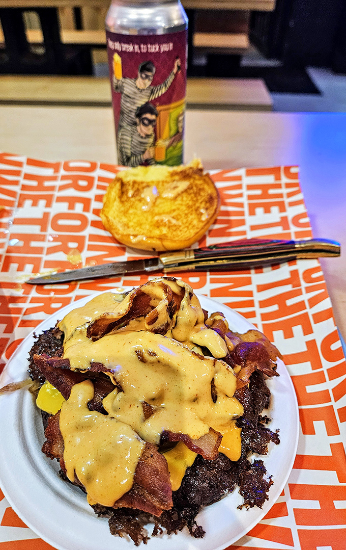 Bacon doesn't just make everything better—it transforms this already magnificent burger into something worth writing home about.