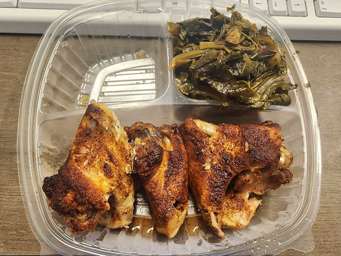 These chicken wings and collards aren't just a meal – they're edible evidence that simplicity, when executed perfectly, creates the most profound flavors.