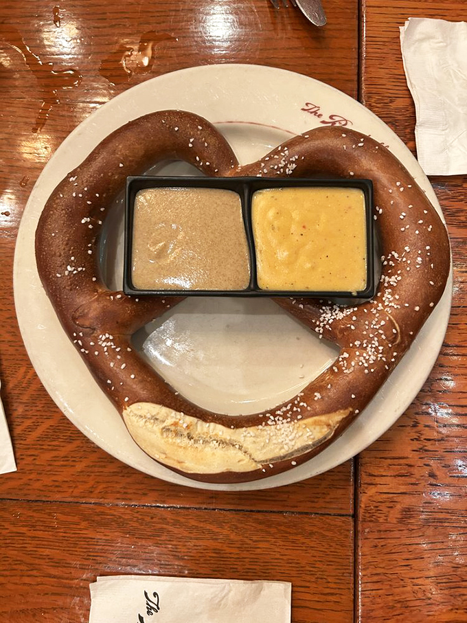 A properly salted pretzel with mustard is proof that sometimes the simplest pleasures deliver the most satisfaction. Exhibit A: this beauty.