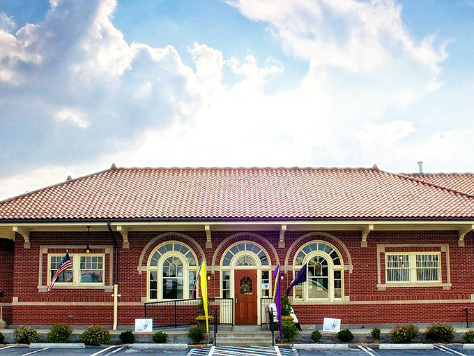 Brick, arched windows, and small-town charm &ndash; this building isn't just preserved, it's celebrated, much like Berea's commitment to craftsmanship.