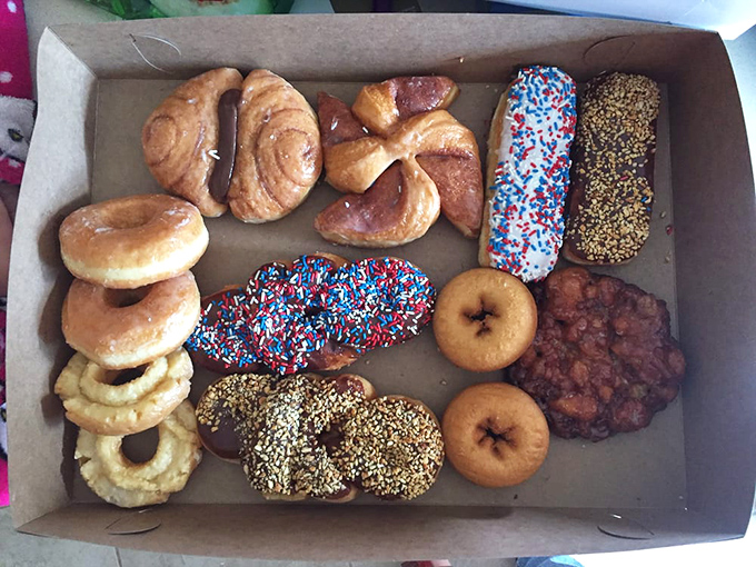 Donut variety that would make Homer Simpson weep with joy. The croissant-donut hybrid might be trendy, but those classic glazed beauties never go out of style.