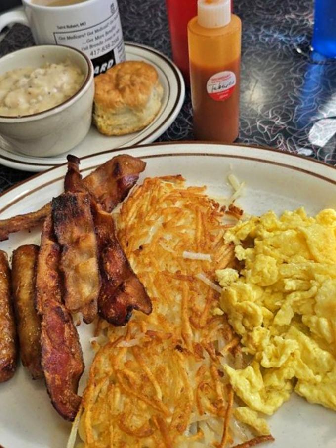 Breakfast perfection is bacon with that perfect bend, hash browns with the right crisp-to-soft ratio, and eggs that sunshine on your plate.